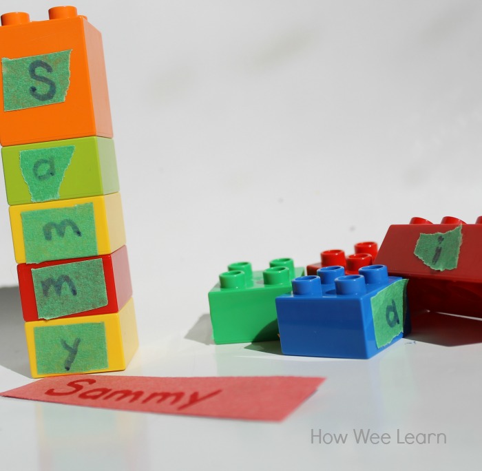 Building A Name Name Activities For Preschoolers How Wee Learn
