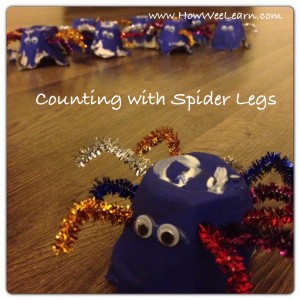 Creepy Crawly Spider Legs Counting - How Wee Learn