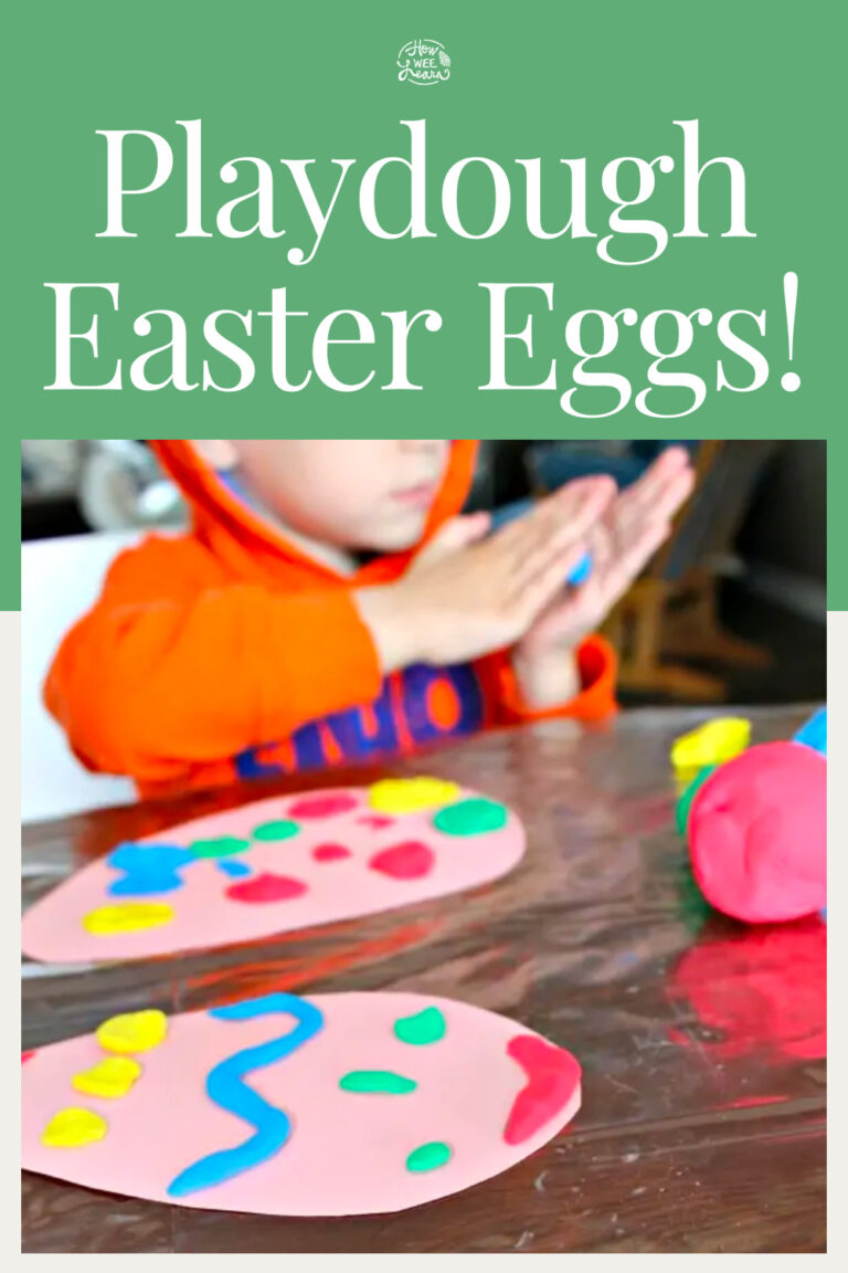 SIMPLE Playdough Decorated Easter Eggs! - How Wee Learn