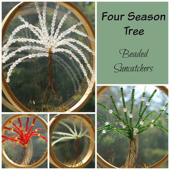 Four Seasons Tree Sun Catchers - How Wee Learn