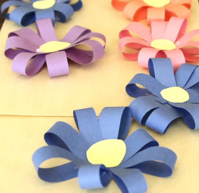 Simple 3D Paper Flowers How Wee Learn
