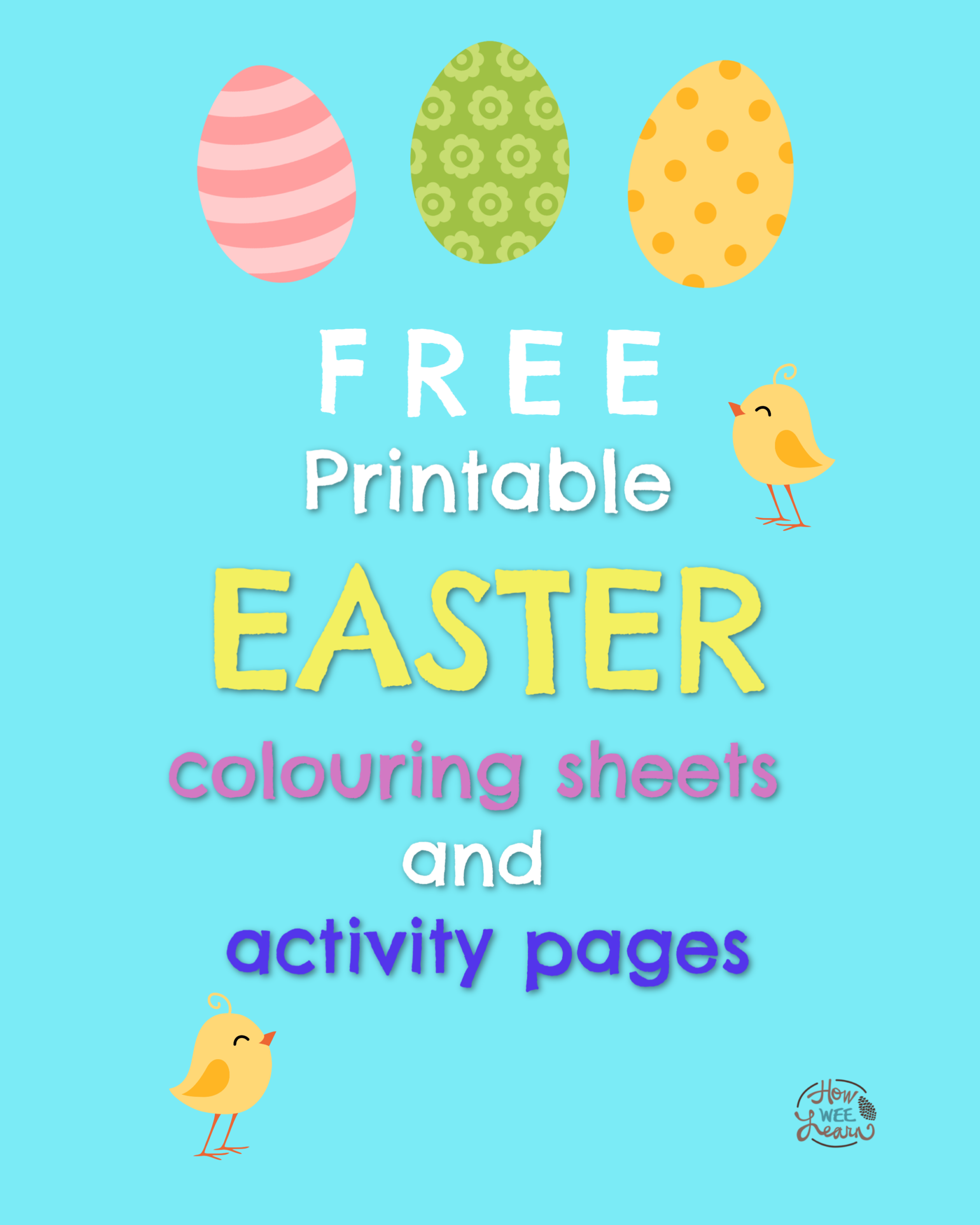 Free Printable Easter Bundle - How Wee Learn