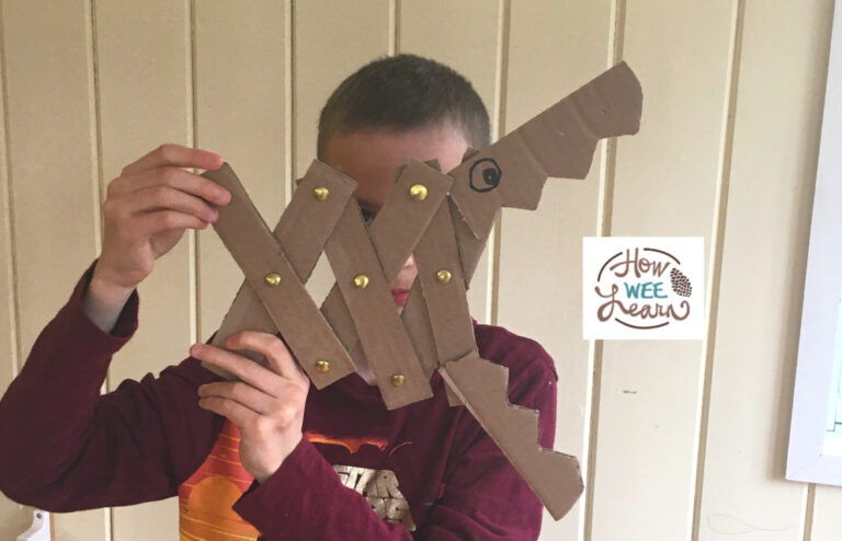 Cardboard Dragon STEM Craft - How Wee Learn
