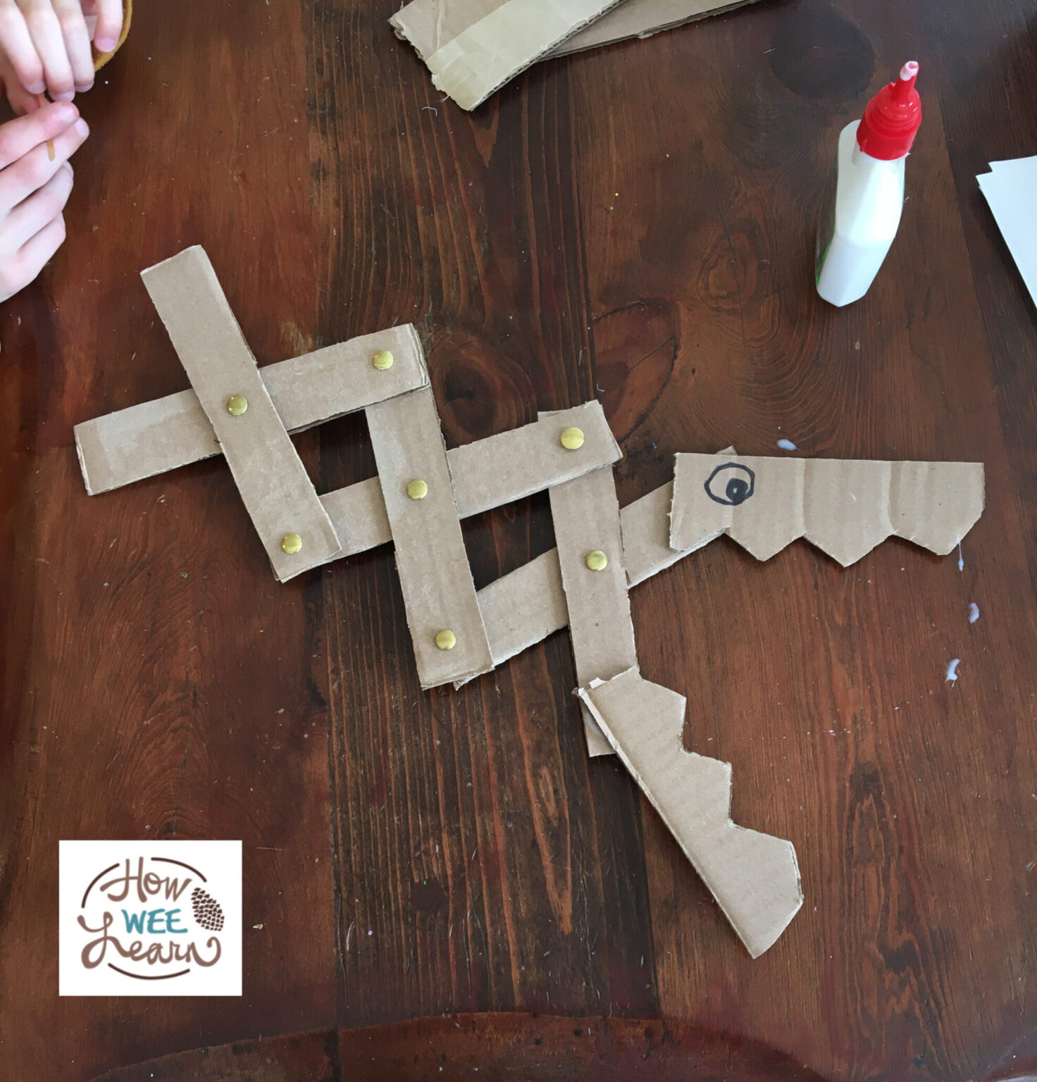 Cardboard Dragon STEM Craft - How Wee Learn