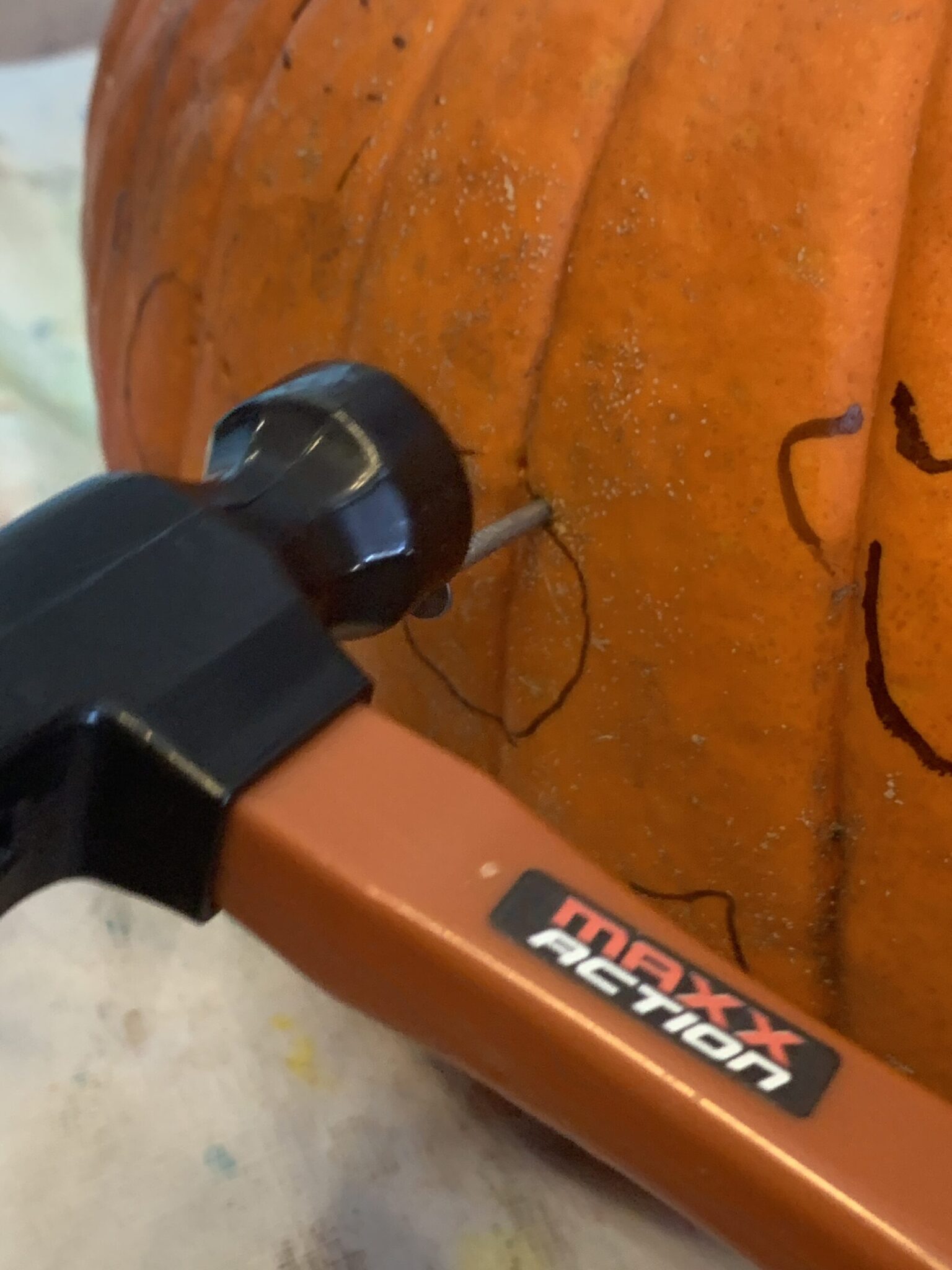 Pumpkin Hammering (A Pumpkin Carving Alternative for Little Ones) - How ...
