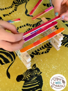 Bridge Building STEM Challenge for Kindergarten - How Wee Learn