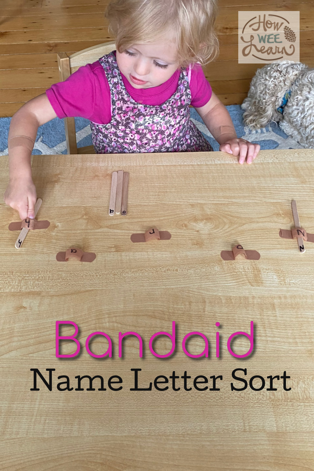 A Bandaid Letter Sort! - How Wee Learn