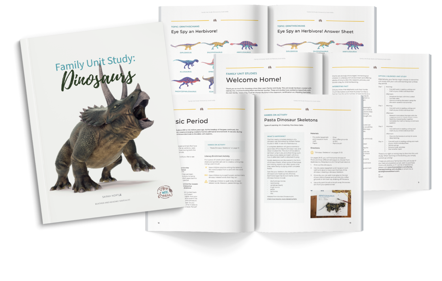 Printable Dinosaur Skeleton Activity! - How Wee Learn