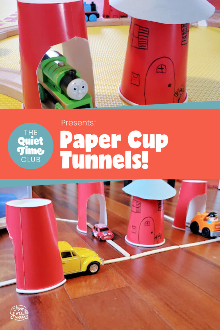 Paper Cup Tunnels for Imaginative Play! - How Wee Learn