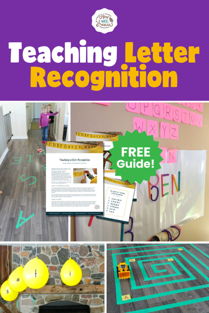 Teaching Letter Recognition - What Order to Introduce Letters - How Wee ...