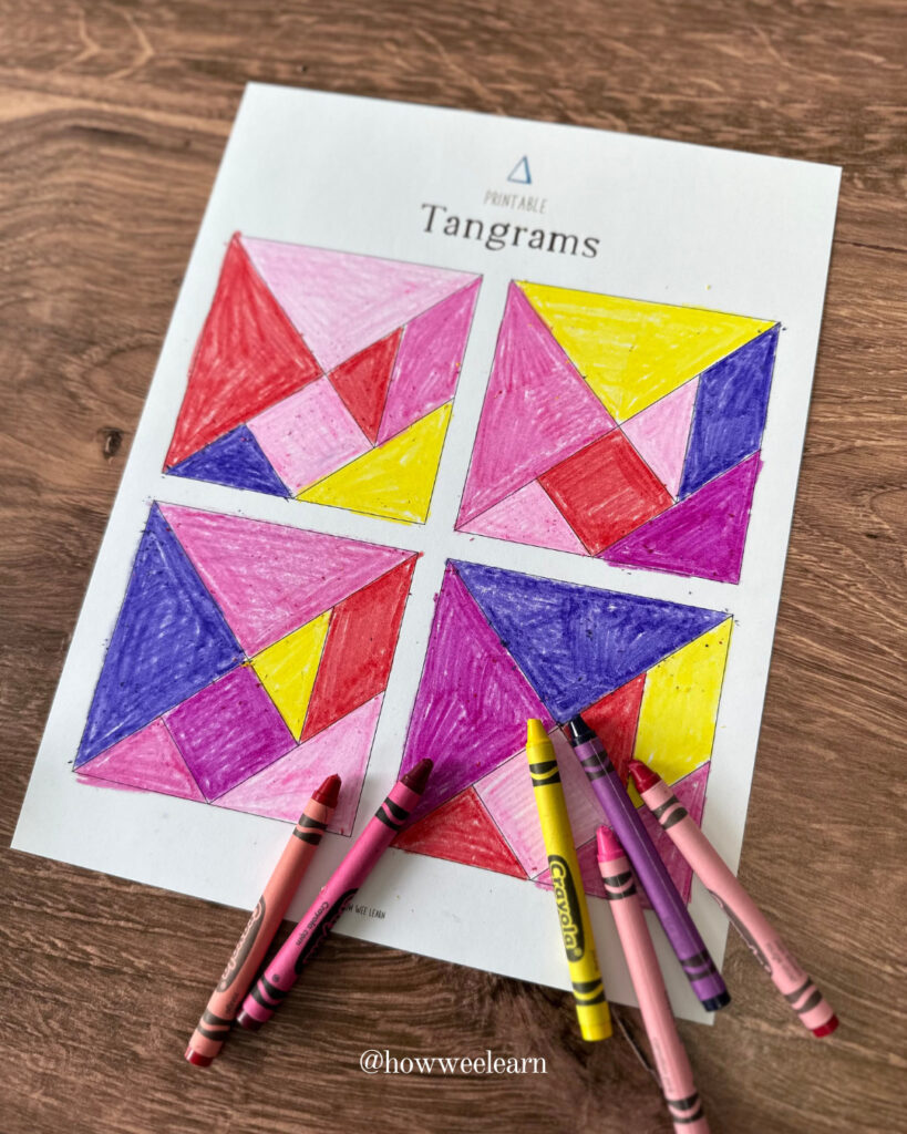 Printable Tangram Puzzles for Kids! - How Wee Learn