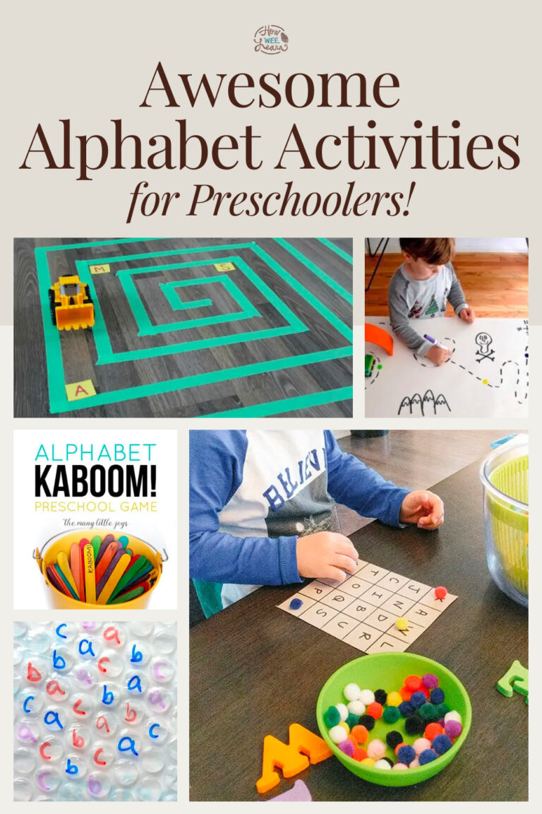 Awesome Alphabet Activities for Preschoolers - How Wee Learn