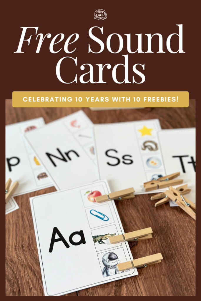10 Days of Freebies: Sound Cards - How Wee Learn