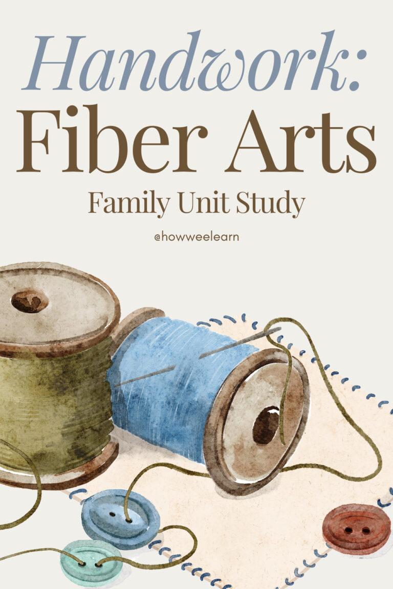 Fiber Arts Projects for Your Homeschool - How Wee Learn