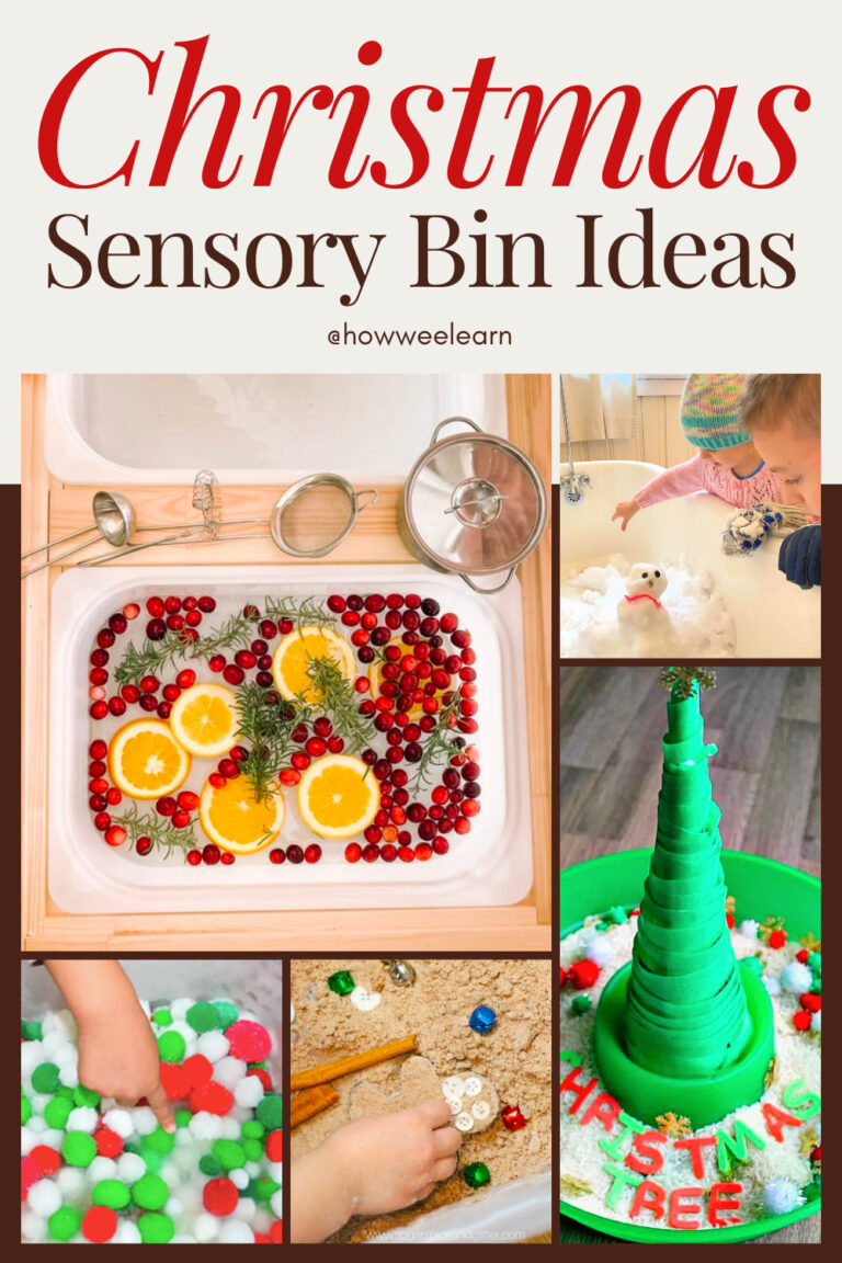 The Christmas-iest Christmas Sensory Bins! - How Wee Learn