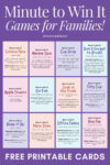 SPECTACULAR Minute to Win It Games for Families! - How Wee Learn