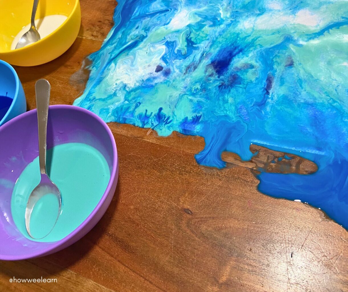 Straw Blowing Art Project | An Ocean Exploration Unit Study! - How Wee ...
