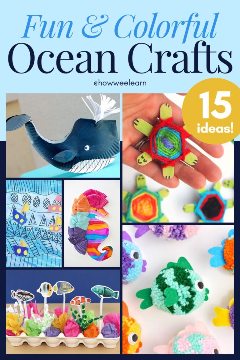 Ocean Crafts & Activities: 15 Fun & Colorful Ideas! - How Wee Learn