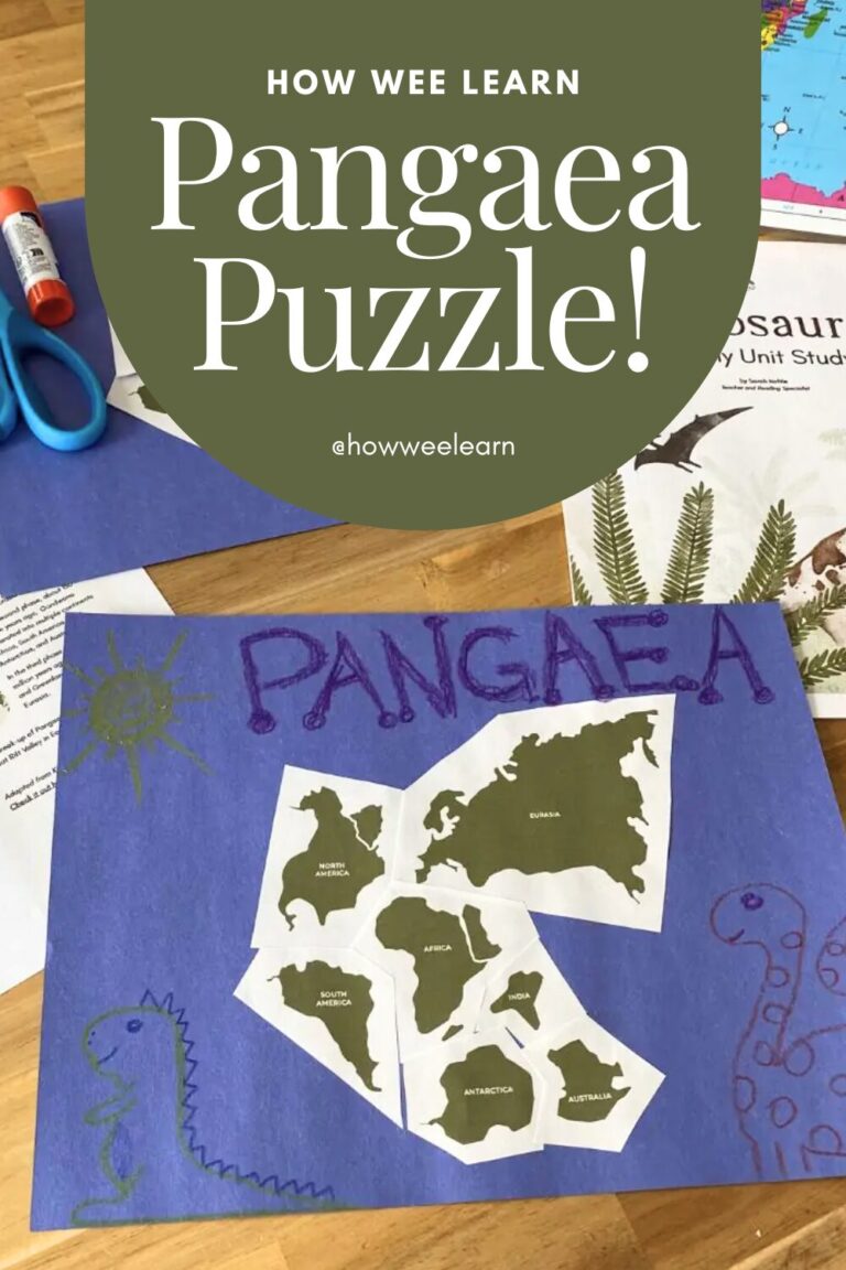 Dinosaur Unit Study – Pangaea Puzzle - How Wee Learn