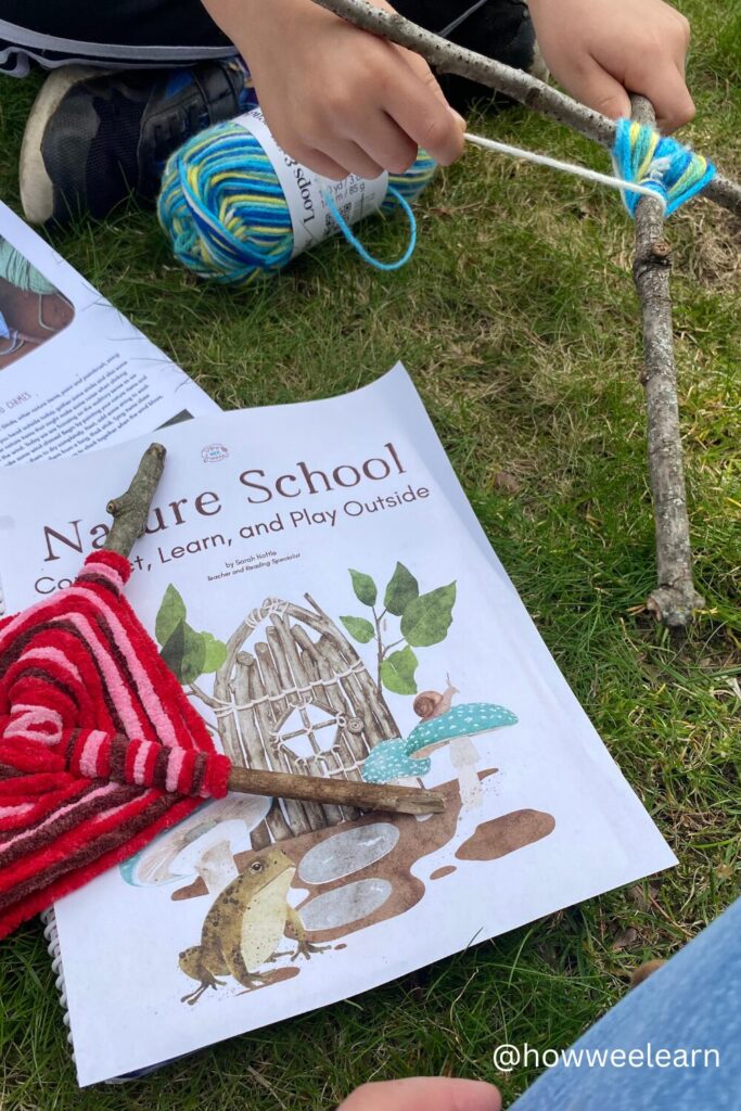 Nature Activities for Preschoolers | Stick Weaving - How Wee Learn
