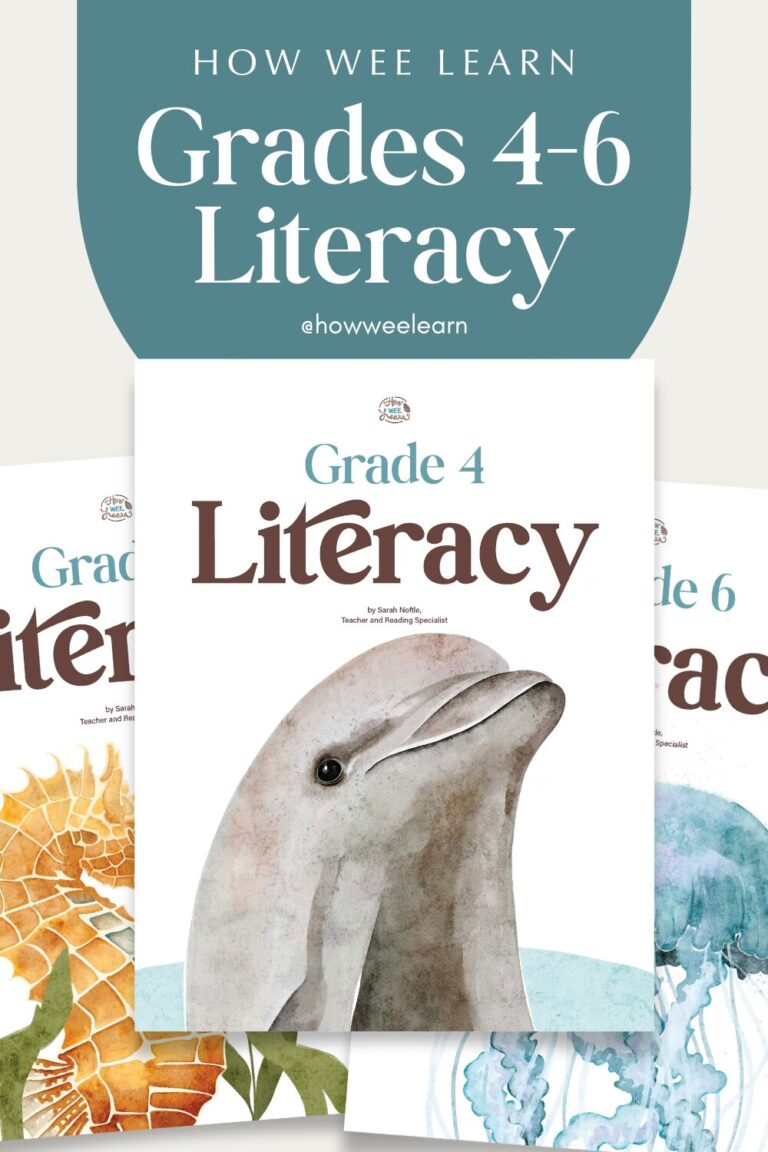 Grades 4, 5, and 6 Homeschool Literacy Curriculum - How Wee Learn