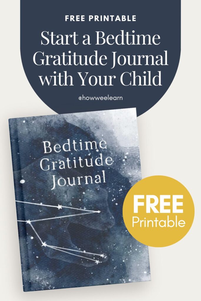 Bedtime Gratitude Journal for Kindergarteners - How Wee Learn