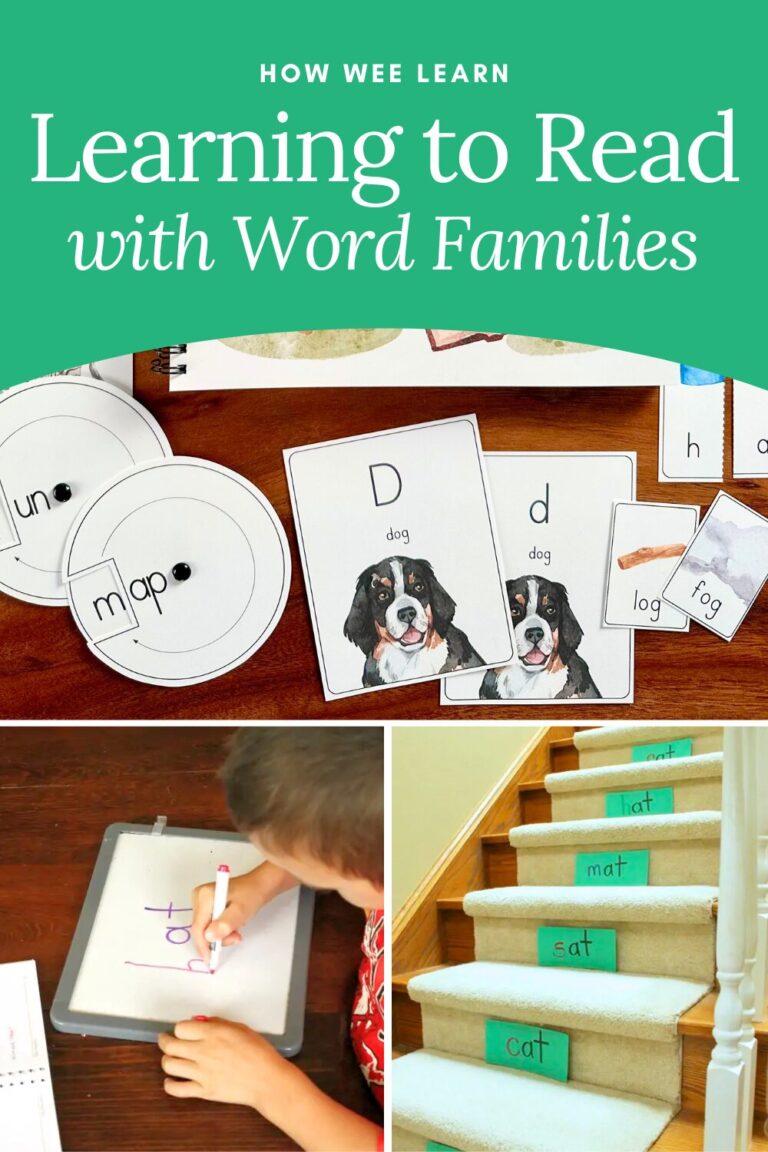 Learning to Read with Word Families - How Wee Learn