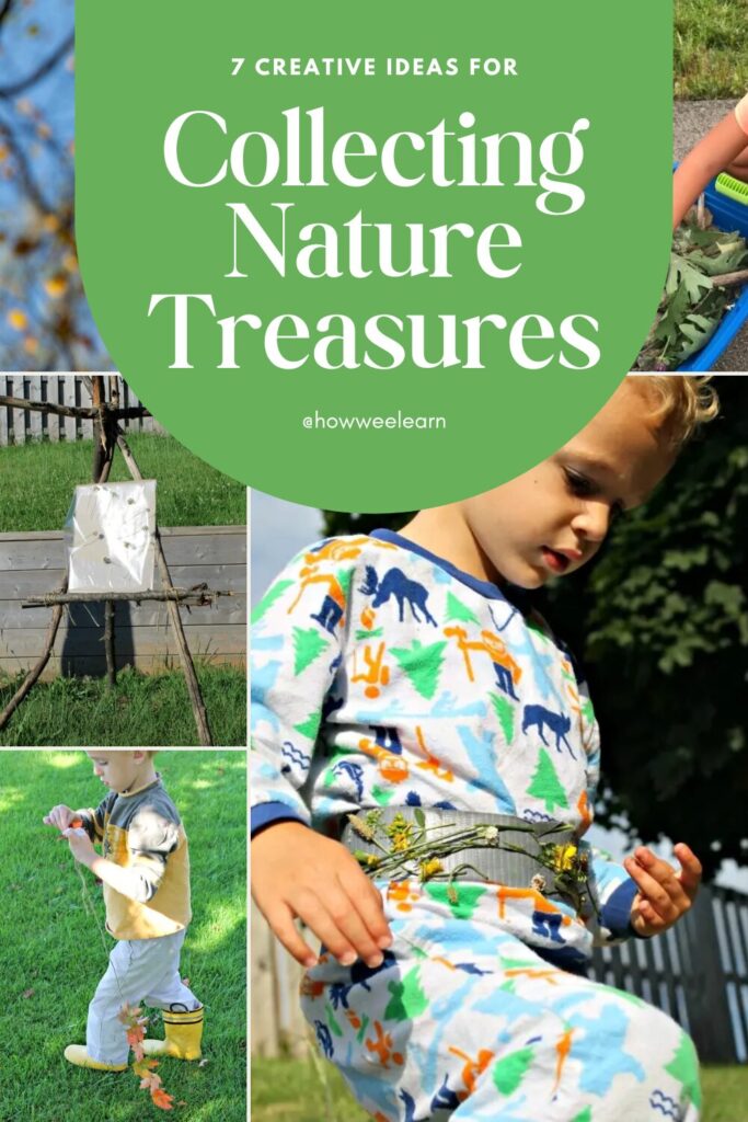 Collecting Nature Treasures with Kids - How Wee Learn