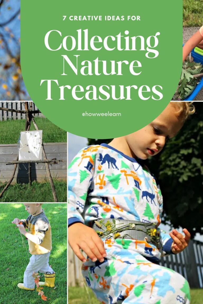 Collecting Nature Treasures with Kids - How Wee Learn
