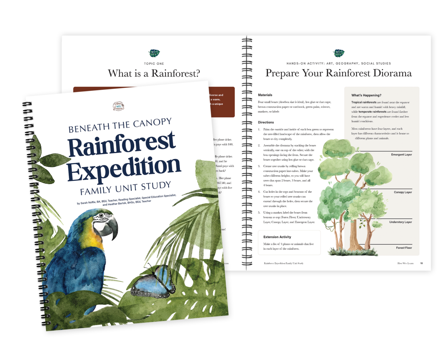 Rainforest Expedition Family Unit Study - How Wee Learn
