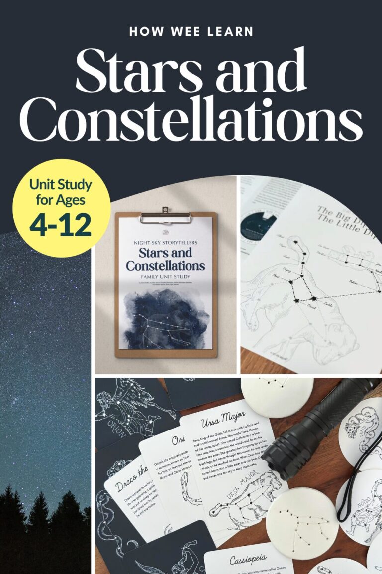 Explore the Night Sky! Stars and Constellations Unit Study for Kids ...