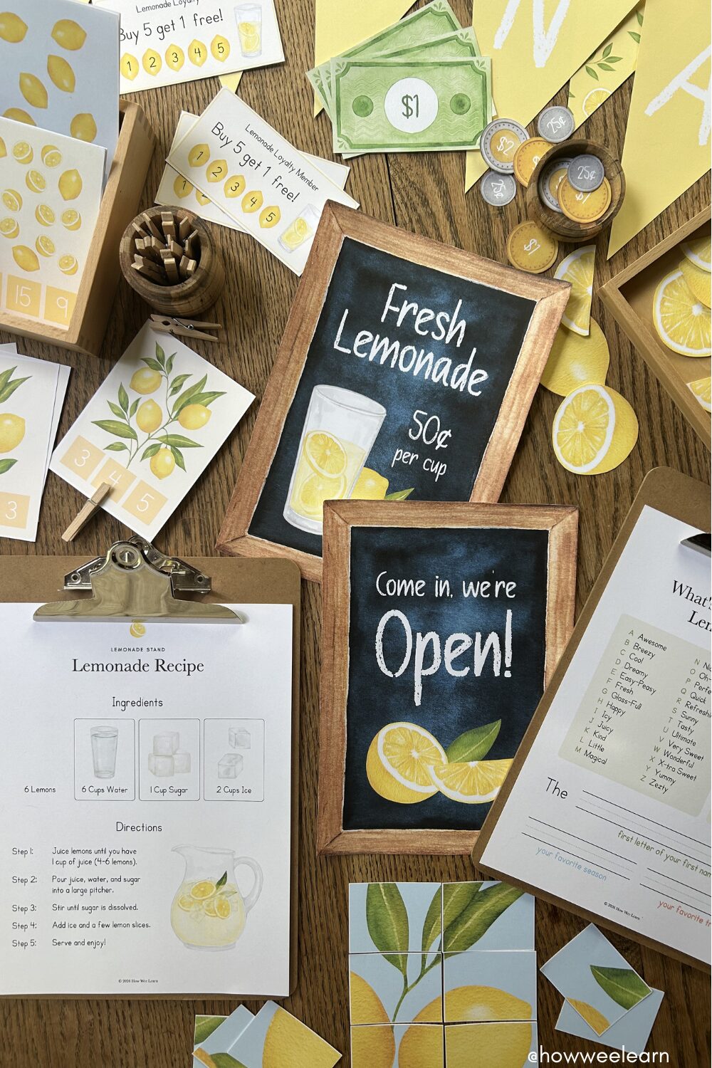 Open for Business! A Lemonade Stand Learn & Play Pack for Kids - How ...